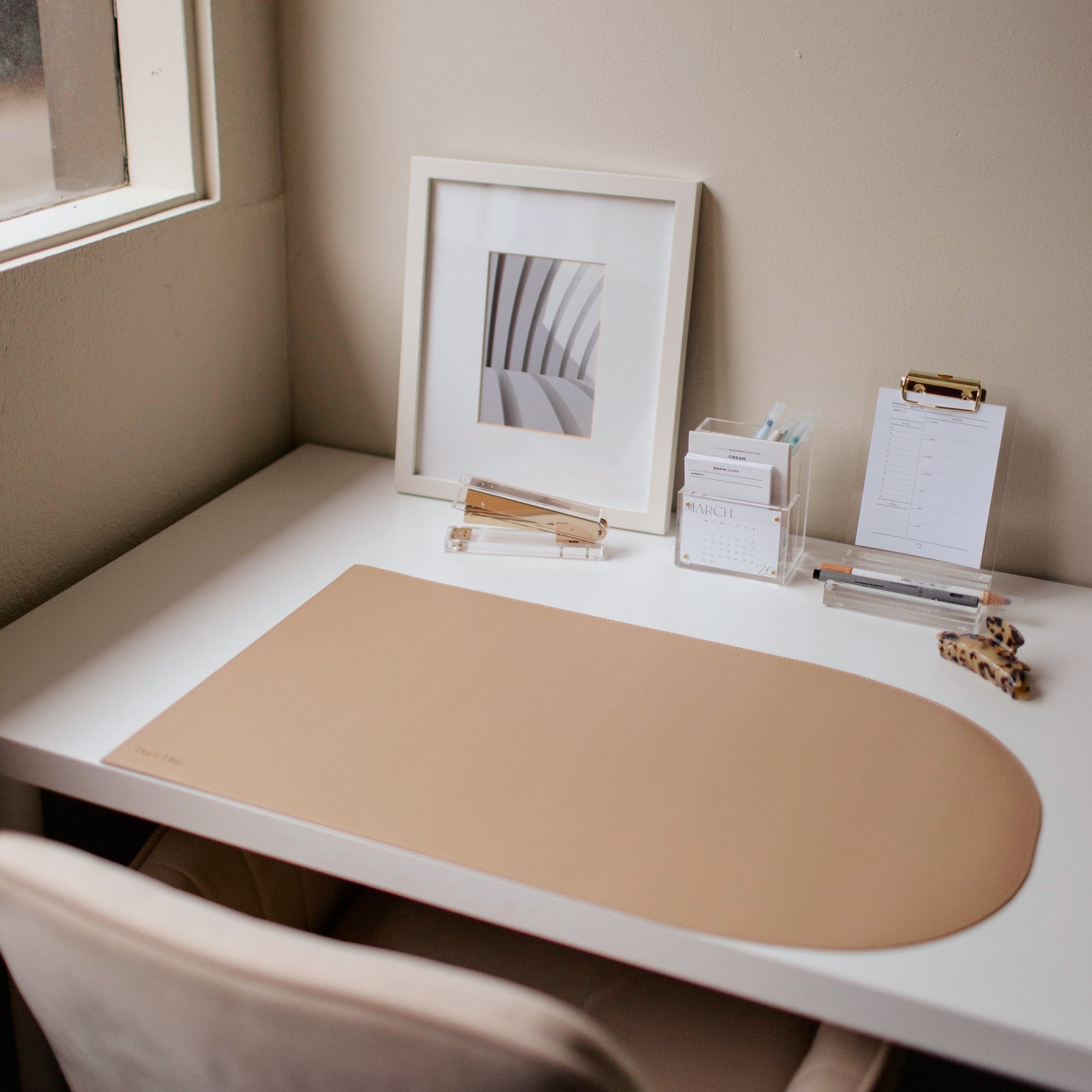 Arch Desk Mat | Coffee – Poi & Hun