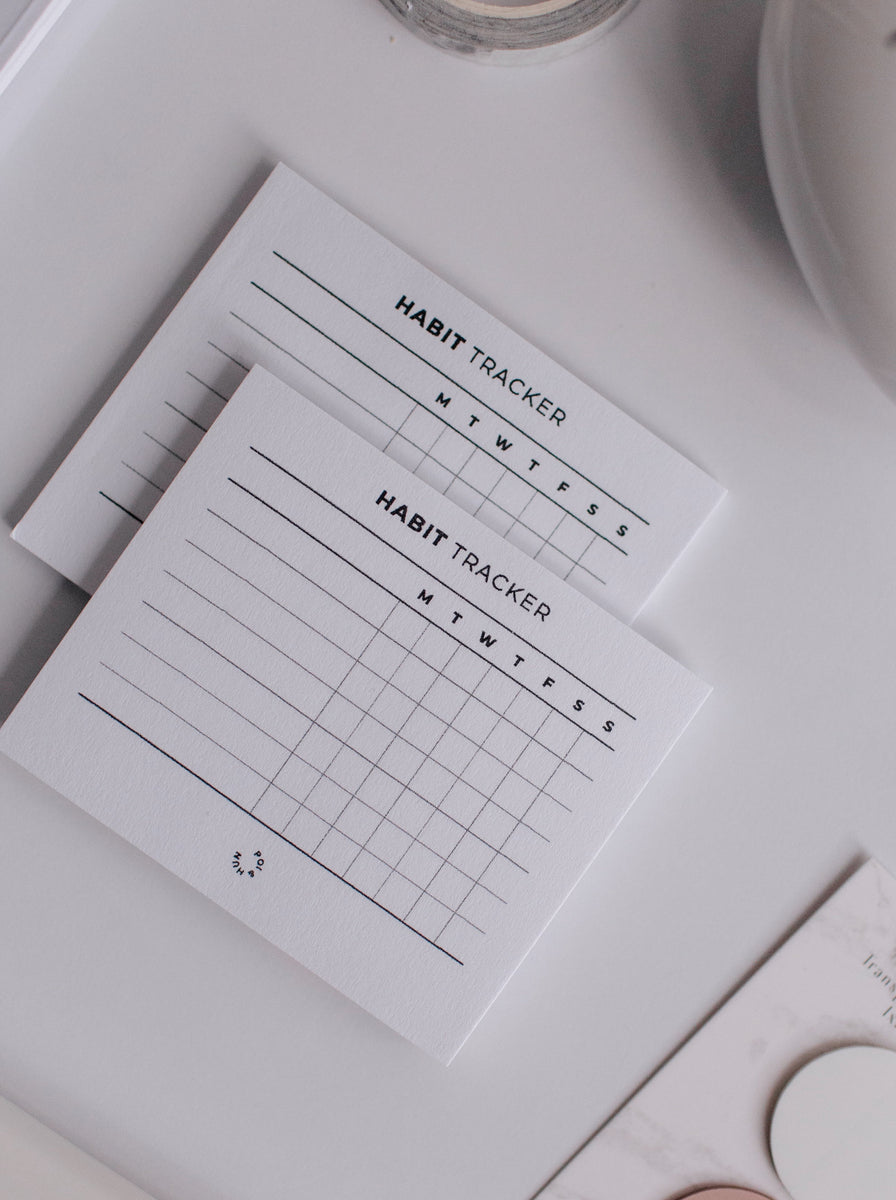 Habit Tracker Sticky Note - 2 Pack – Poi & Hun