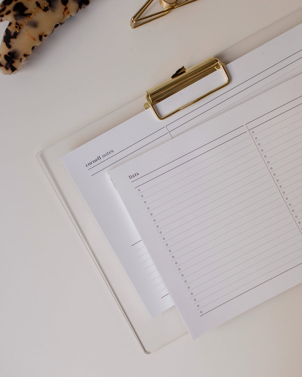 Lists Notepad | Half Letter – Poi & Hun