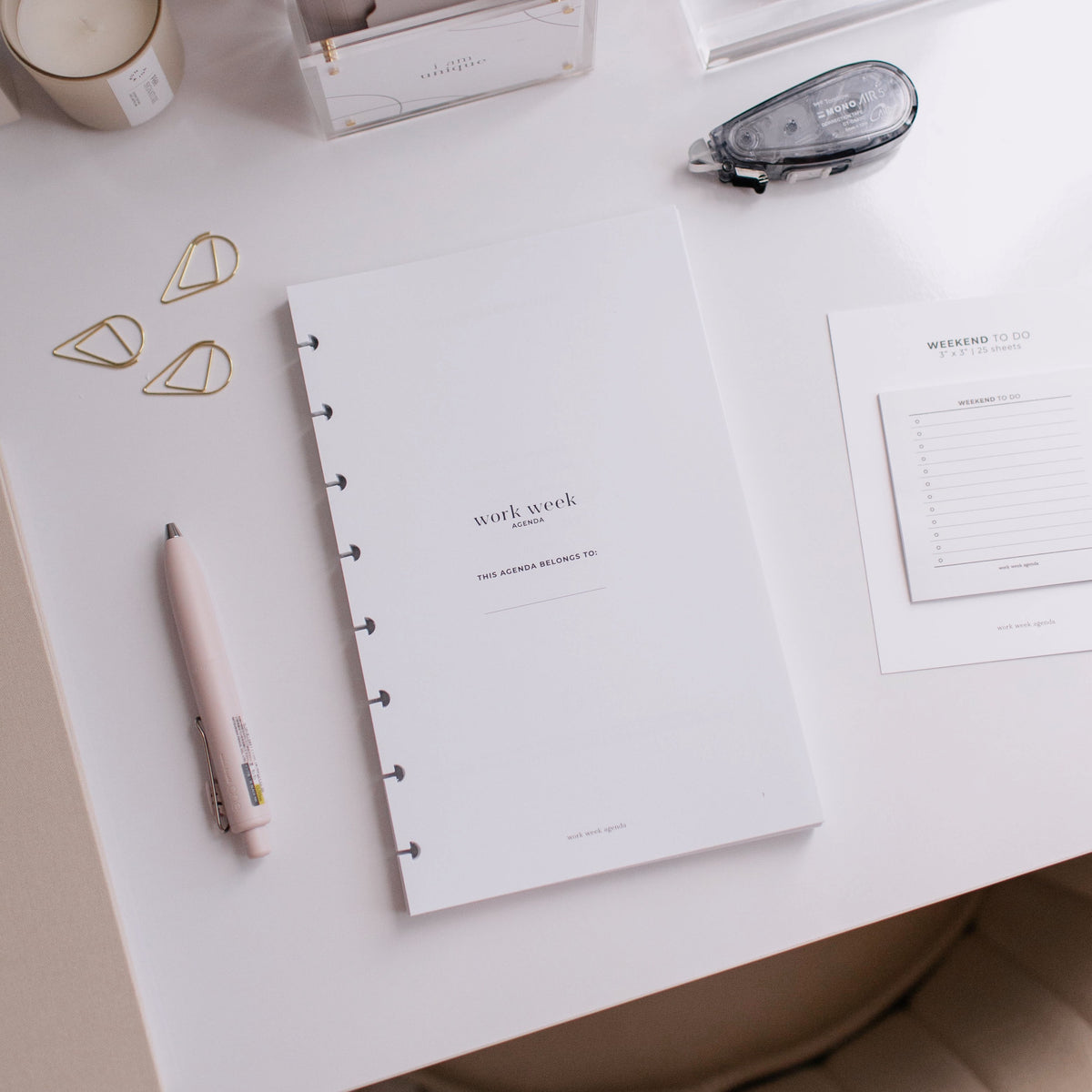 Undated Daily Planner | Discbound Inserts – Poi & Hun