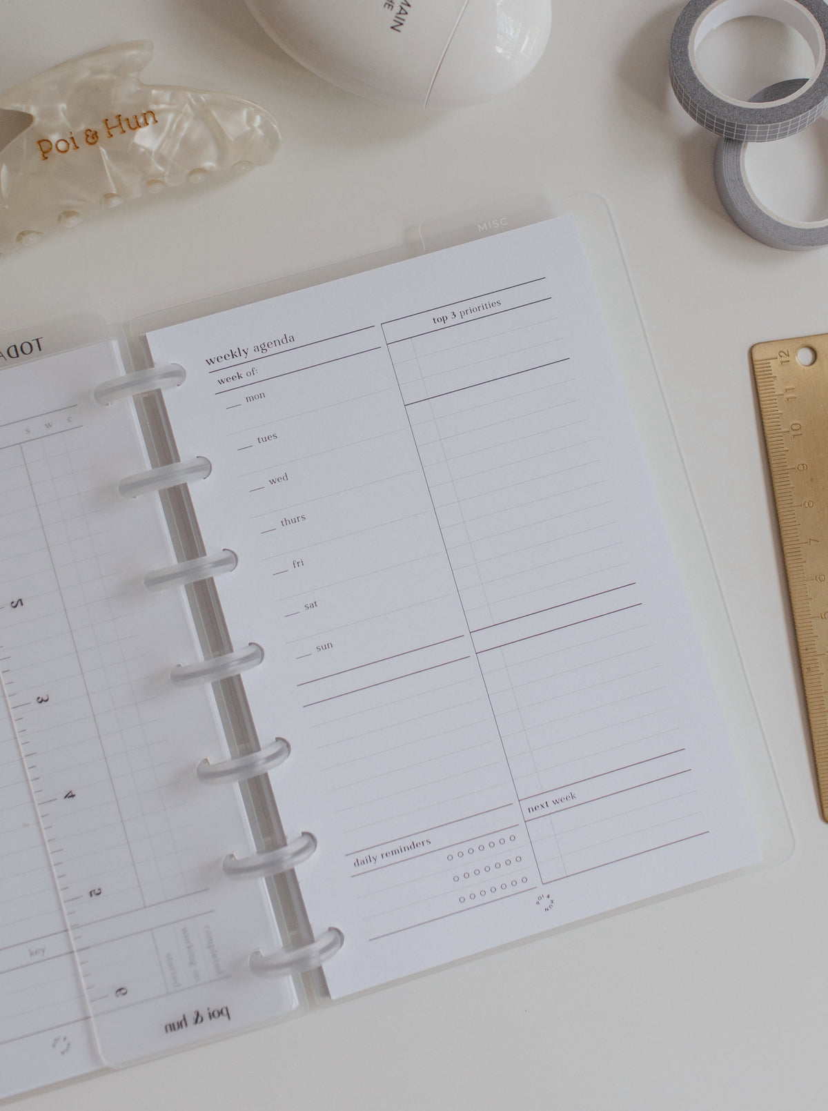 Mini Happy Planner – Poi & Hun