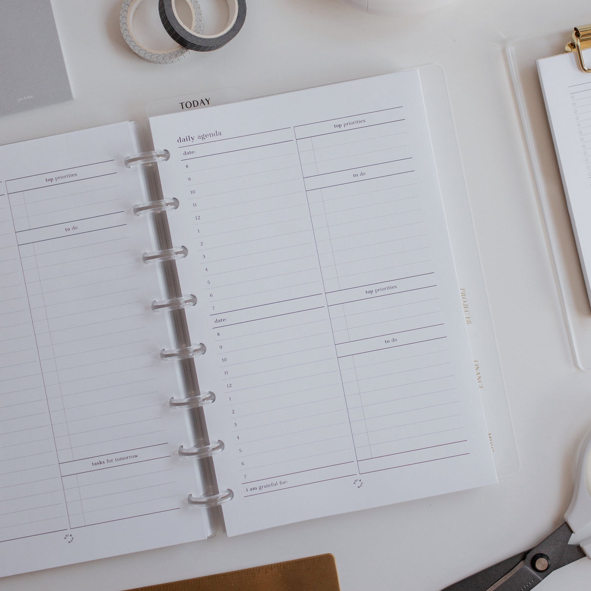 Daily (2 Days On 1 Page) Planner Inserts | Original Collection – Poi & Hun