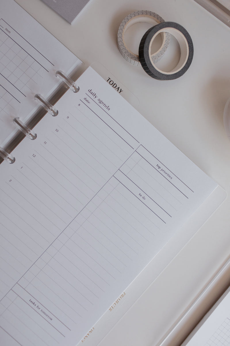 Daily Hourly (Day On 1 Page) Planner Inserts | Original Collection ...