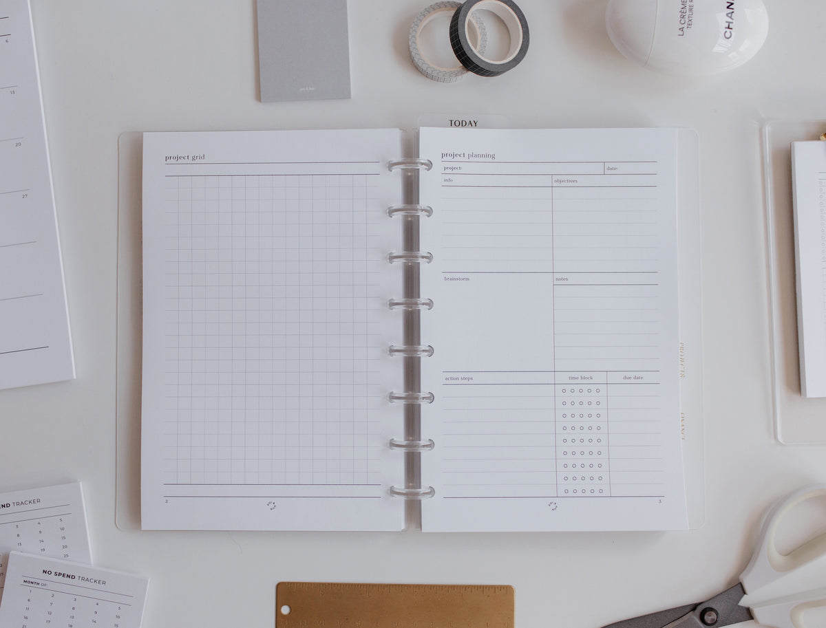 Project Planning Planner Inserts | Original Collection – Poi & Hun